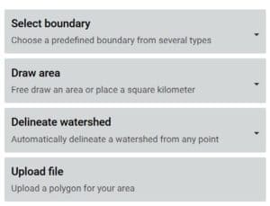 6. Select an Area to Model - WikiWatershed